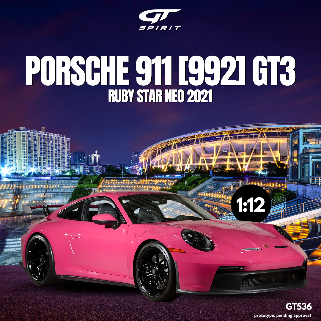 Porsche 911 GT3 Ruby Star Neo 1/12 GT SPIRIT GT536 – MaMiniature.fr