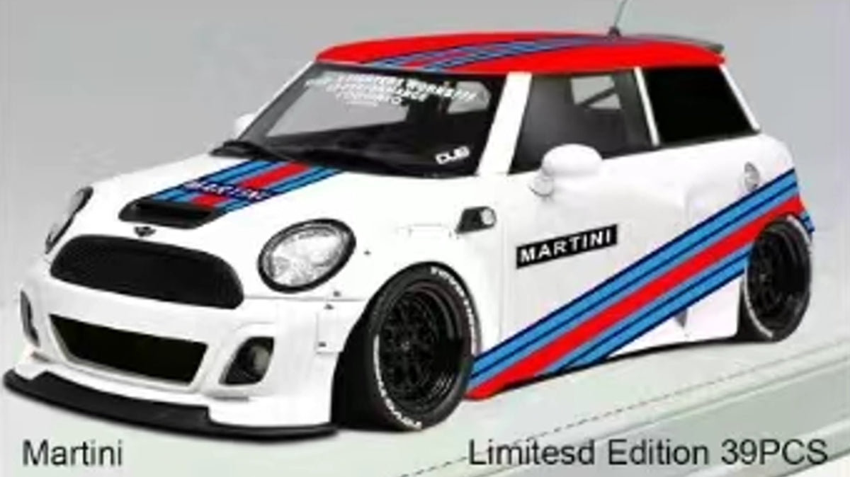 Mini Cooper LBWK " Martini " 1/18 IVY – MaMiniature.fr