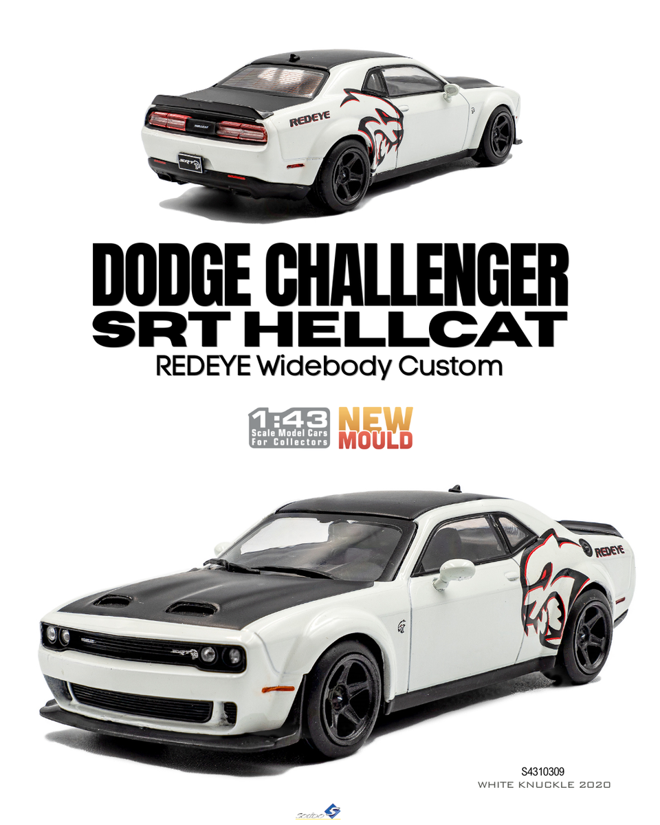 Dodge Challenger SRT Hellcat Redeye White 2020 1/43 SOLIDO S4310309 ...
