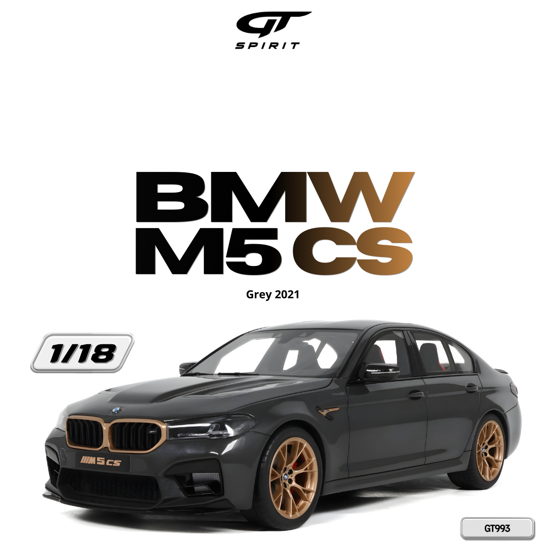 [ Pré-commande ] BMW M5 CS Grey 2021 1/18 GT SPIRIT GT993 – MaMiniature.fr