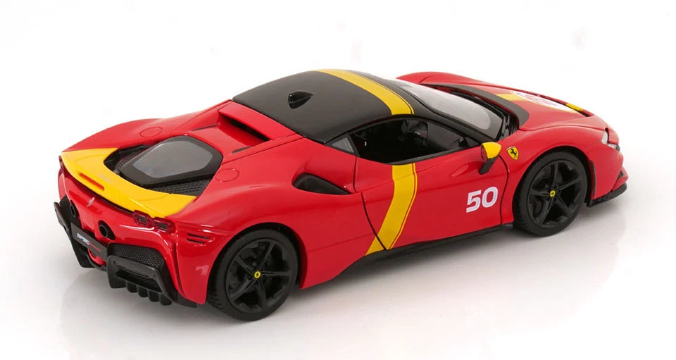 Ferrari SF90 Stradale Hybrid 1000hp #50 24h Le Mans Livery 1/18 BBURAG ...