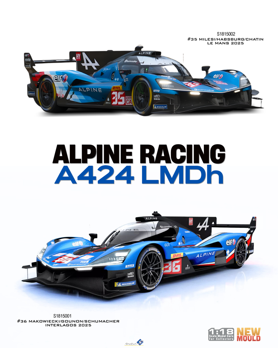 [ Pré-commande ] Alpine A424 LMDh #35 Le Mans 2025 1/18 SOLIDO S181500 ...